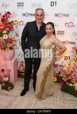 Nick Ede and Jasmine Dotiwala OBE attend the Spring Ball 2025 in Aid of ...
