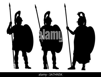 The Ptolemaic soldiers. Ancient army. Historical drawing Stock Photo ...