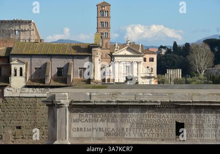 Majestic architecture fills the landscape of Rome, featuring the famous ...
