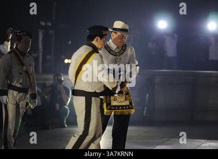 Dec. 30, 2012 - Manila, Philippines - Members of the Knights of Rizal ...