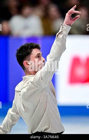 Alexander ZLATKOV (BUL), during Men Short Program, at the ISU World ...
