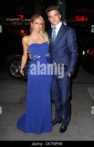 Paris Hilton and River Viiperi arriving for amfAR's 20th Cinema Against ...