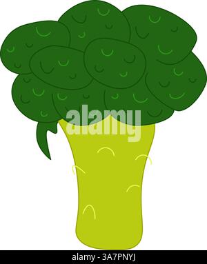 Broccoli icon, simple style Stock Vector Image & Art - Alamy