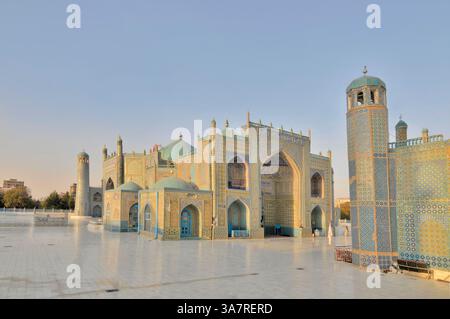 Mausoleum of Ali or Blue Mosque located in Mazar-i-Sharif, Afghanistan ...