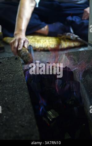 Oct. 18, 2012 - Saitama, Saitama, Japan - Japanese Sword Smith ...
