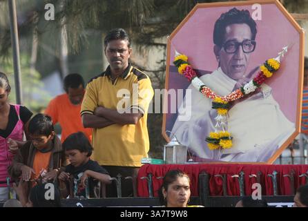 MUMBAI, INDIA - NOVEMBER 17: Shiv Sena (UBT) Aditya Thackeary offering ...