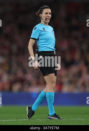 Referee Silvia Gasperotti during the UEFA Women's Champions League ...
