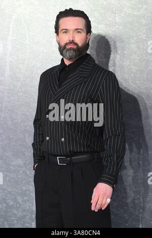 Emmett J. Scanlan attending the UK premiere of MobLand at Odeon Luxe ...