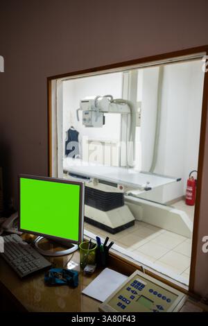 X-ray Room with Control Station Stock Photo - Alamy