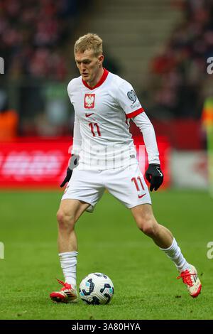 Karol Swiderski of Poland during the 2026 FIFA World Cup Qualifier ...