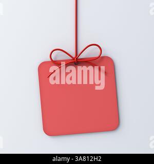 Christmas banner red and grey with hanging decoration and german text ...