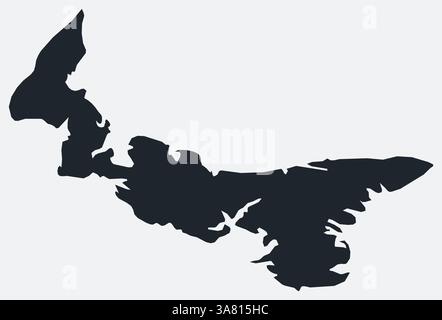 Prince Edward Island, Maritime province of Canada, political map Stock ...