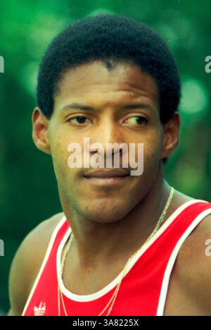 JAVIER SOTOMAYOR Cuba track n field high jump Stock Photo - Alamy