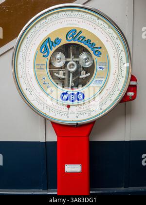 The Classic Coin Operated Weighing Scales On Llandudno Pier Wales UK ...
