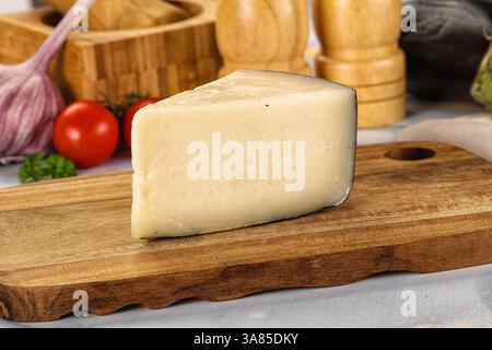 Sheep hard traditional cheese Caprino Romano Stock Photo - Alamy