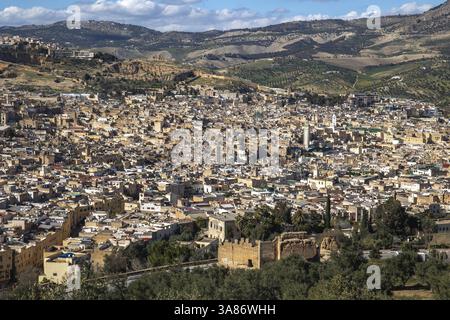 The city of Fes in Morocco Stock Photo - Alamy