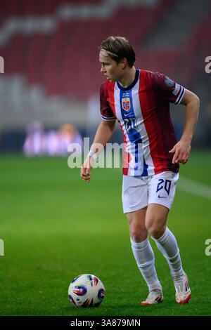 Andreas Schjelderup of Norway during the Fifa World Cup 2026 qualifiers ...