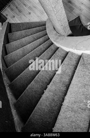 Curved Descent – Timeless Steps Stock Photo - Alamy