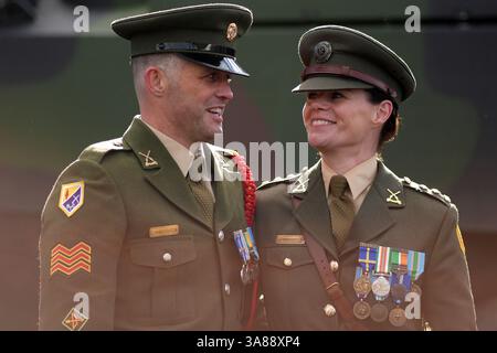 Cpt Kira Connaughton and her husband Sgt Dave Connaughton with their ...