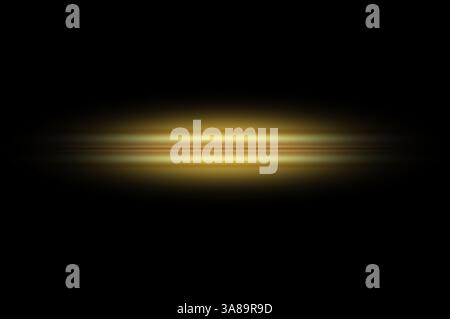 golden electric light effect on dark background Stock Photo - Alamy
