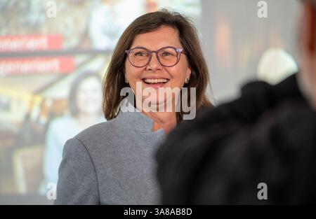 Rosenheim, Germany. 28th Mar, 2025. Anika Gruner, co-founder of the ...