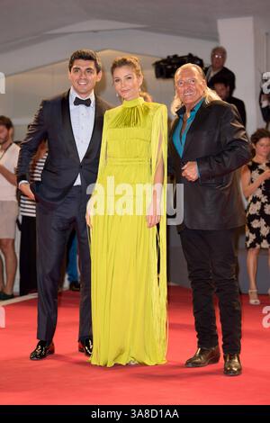 (L-R) Lola Karimova-Tillyaeva and and Timur Tillyaev walk the red ...