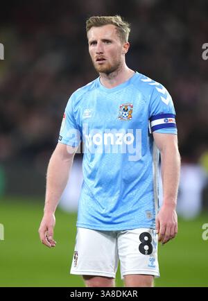 Coventry City's Jamie Allen during the Carabao Cup first round match at ...