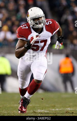 Philadelphia Eagles outside linebacker Alex Singleton plays during an ...