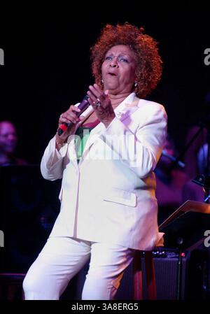 Gospel singer CISSY HOUSTON Stock Photo - Alamy