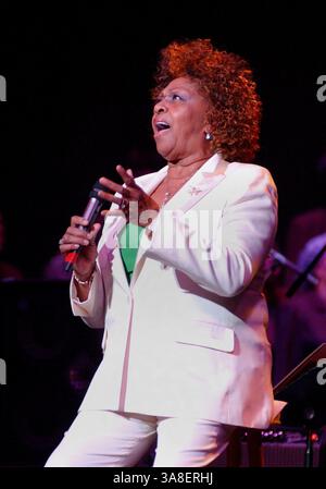 Gospel singer CISSY HOUSTON Stock Photo - Alamy