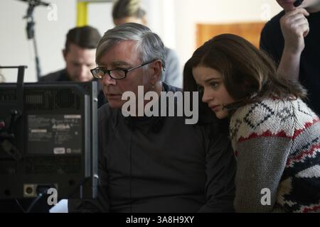 April 6, 2017 - .....(l-r) Director John R. Leonetti and actors Joey King and Ki Hong Lee review ...