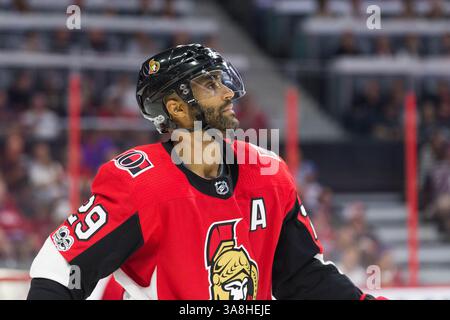 September 23, 2017: Ottawa Senators defenseman Johnny Oduya (29) during ...