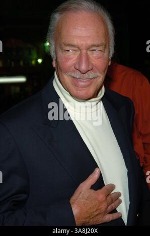 CHRISTOPHER PLUMMER ALEXANDER WORLD PREMIERE GRUMANN'S CHINESE THEATRE ...