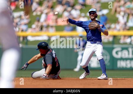 Atlanta Braves catcher Drake Baldwin, left, tags out Milwaukee Brewers ...