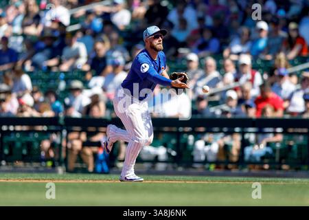 Chicago Cubs' Michael Busch (29) slides into second base for a double ...