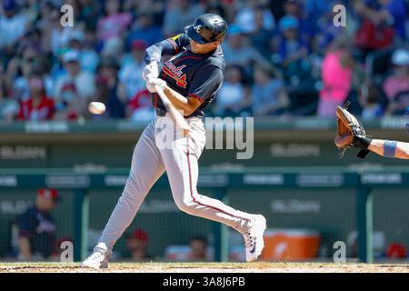 Atlanta Braves pitcher Pierce Johnson delivers in the seventh inning of ...