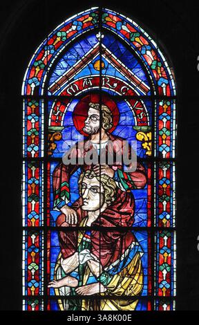 October 15, 2013 - Chartres, France - Simeon, dressed as a high priest ...