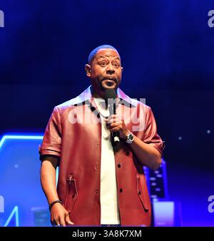 March 28, 2025, Norfolk, Virginia, USA: MARTIN LAWRENCE entertains the ...