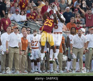 Texas wide receiver Devin Duvernay runs a drill at the NFL football ...