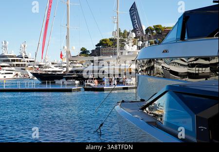 Monaco, Monte Carlo - September 30, 2022: Monaco Yacht Show MYS with ...
