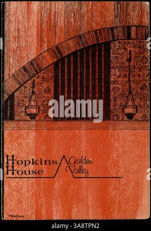 This tri-fold menu from Hopkins House Golden Valley includes a red and ...