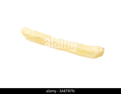 One delicious French fry isolated on white Stock Photo - Alamy