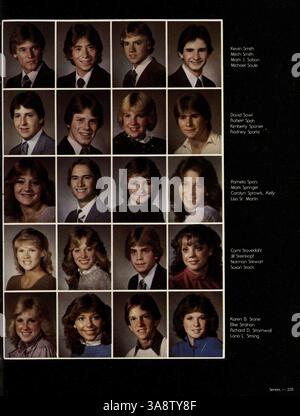 The 1983 Park Center High Yearbook showcases portraits of students and ...