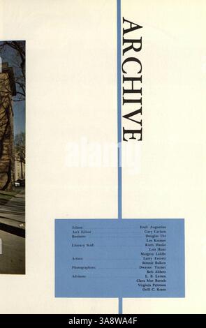 The 1959 yearbook from North Central Bible College records the students ...