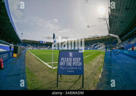 29th March 2025; St Andrews, Birmingham, West Midlands, England; EFL ...