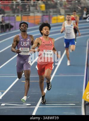 Jacory Patterson of the USA competing in the men’s 4x400m relay at the ...