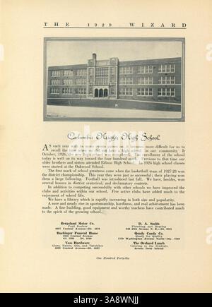 This edition of the 'Wizard' yearbook from Edison High School reflects the highlights of the ...