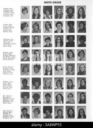 The 1974 Ramsey Junior High yearbook provides a snapshot of school life ...