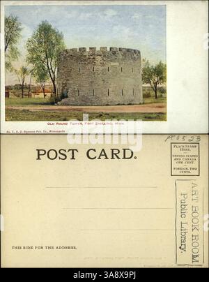 The Old Round Tower at Fort Snelling, Minnesota, is an iconic ...