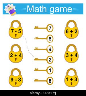 Math activity for kids. Developing numeracy skills. Number range up to ...